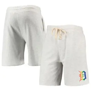 CONCEPTS SPORT Detroit Tigers Mainstream Terry Tri-blend Shorts - Oatmeal
