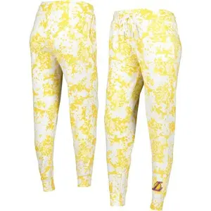 LUSSO Los Angeles Lakers Melissa Tri-blend Jogger Pants - Gold