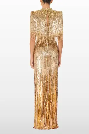 Jenny Packham Ellen Beaded Capelet - Illusion