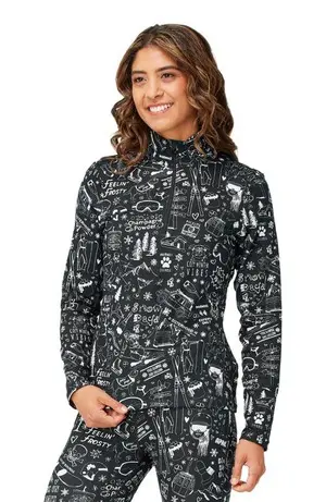 Krimson Klover Printed Base Layer Top