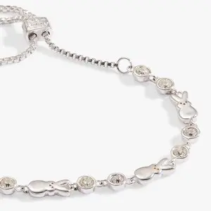 ALEX AND ANI Peeps® Bunny Bolo Bracelet - Silver