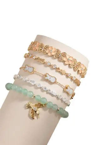ALEX AND ANI Peeps® Bunny Bolo Bracelet - Silver