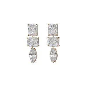 NICKHO REY Pedro Drop Earrings - White/gold
