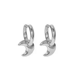 OUTOFOFFICE Moon Huggies Removable Charm Earring
