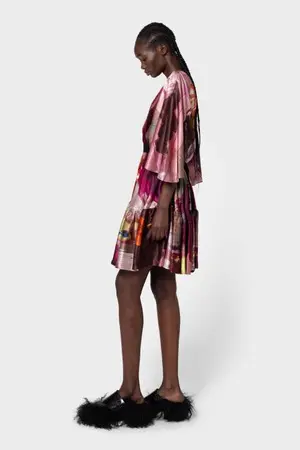 ROKSANDA Yasmin Printed Silk Mini Dress