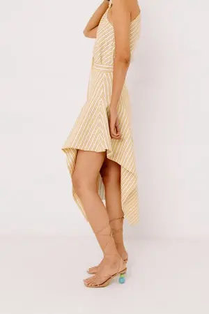 VALENTINA GORDON Cloud Skirt - Yellow Stripe