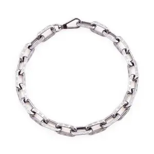 DESERI Statement Chain Necklace - Silver