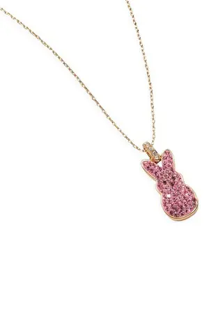 ALEX AND ANI Peeps® Pavé Crystal Bunny Pendant Necklace