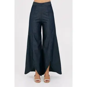 VALENTINA GORDON Flow Wide-leg Denim Pants