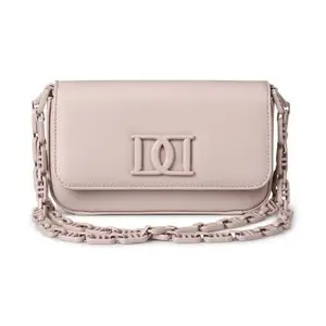 DESERI Sarah Crossbody Belt Bag In Spanish Calf Leather - Sand