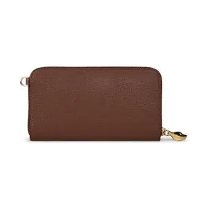 DESERI Paris Clutch - Brown With Strap