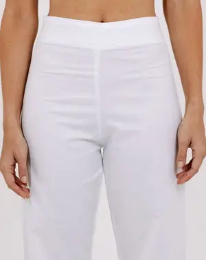 VALENTINA GORDON Wide-leg Cotton Pants