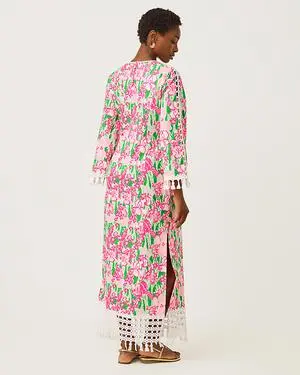 LILLY PULITZER Strothers Stretch Maxi Shift Caftan