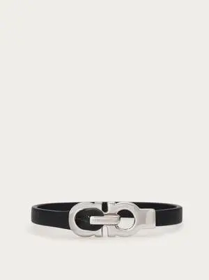 FERRAGAMO Gancini Bracelet - Black