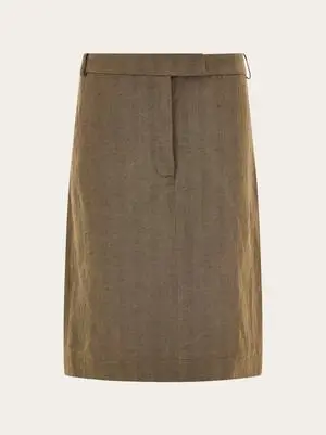 FERRAGAMO Knee Length Skirt - Brown