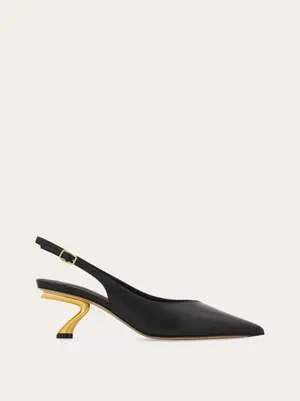 FERRAGAMO S-shaped Heel Slingback