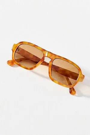 I SEA I-sea Slim Aviator Sunglasses - Blonde Tortoise