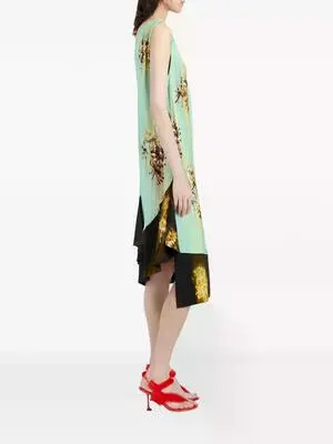 Proenza Schouler Rhetta Printed Midi Dress - Green