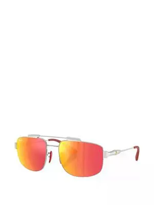 Ray-ban X Scuderia Ferrari Rectangle-frame Sunglasses