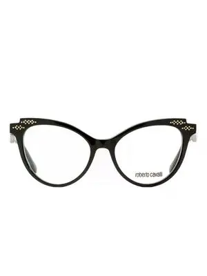 Roberto Cavalli Lucca Cat Eye Frame Glasses - Black