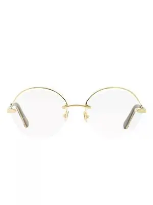 Roberto Cavalli Oval-frame Eyeglasses - Gold