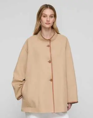 Lafayette 148 New York Trimmed Coats For Women