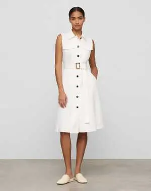 Cotton Twill Shirtdress