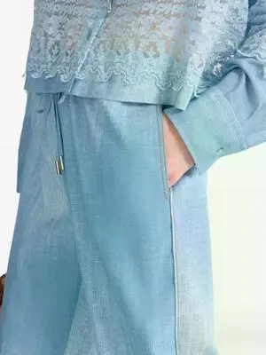 Ermanno Scervino Printed Palazzo Pants