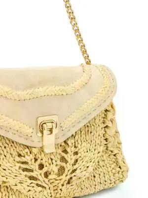 Ermanno Scervino Raffia Shoulder Bag