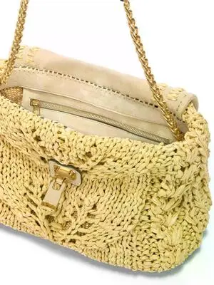 Ermanno Scervino Raffia Shoulder Bag