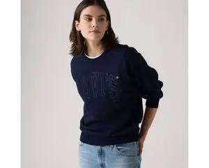 LEVI'S Graphic Heritage Crew Sweatshirt - Indigo