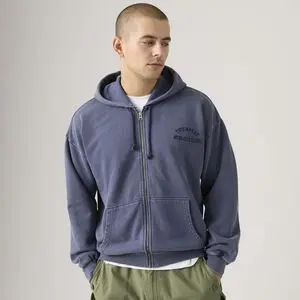 LEVI'S Two Horse Boxy Zip-up Hoodie Sweatshirt