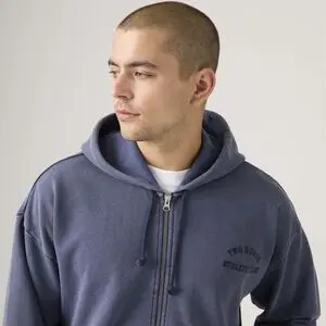 LEVI'S Two Horse Boxy Zip-up Hoodie Sweatshirt
