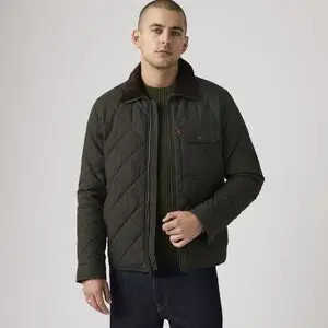 LEVI'S Diamond Quilted Jacket - Forest