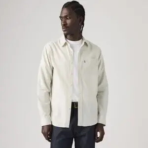 LEVI'S Sunset One Pocket Standard Fit Flannel Shirt - Silver Birch