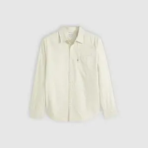 LEVI'S Sunset One Pocket Standard Fit Flannel Shirt - Silver Birch