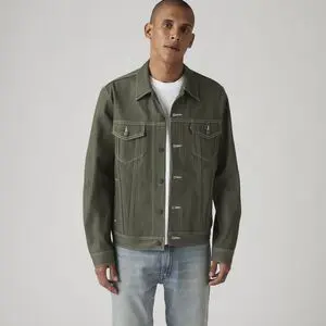 LEVI'S Trucker Jacket - Green Rigid Trucker
