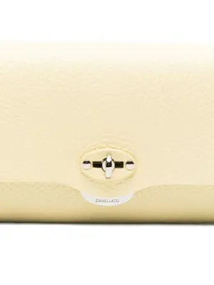 ZANELLATO Lettera Daily Leather Clutch - Yellow