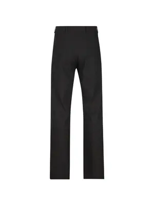 Gucci Gg Wool Trousers - Black