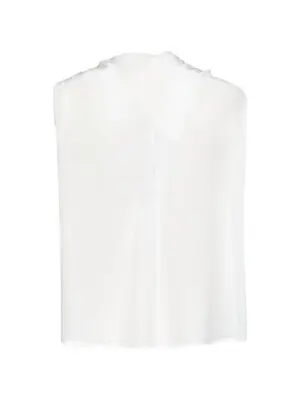 PAROSH Silk Sleeveless Top