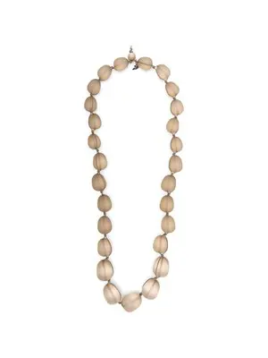 Emporio Armani Beaded Necklace - Beige