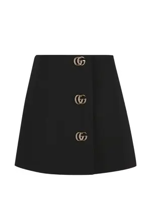 Gucci Wool Mini Skirt - Black