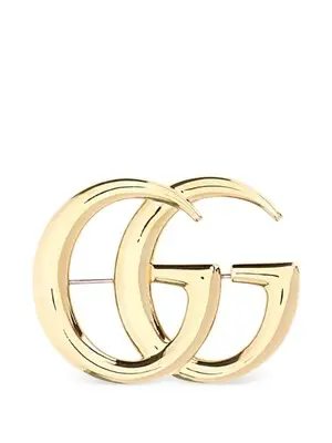 Gucci Gg Marmont Brooch - Gold
