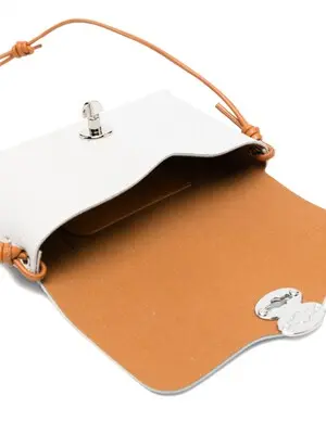 ZANELLATO Lettera Daily Leather Clutch - Grey