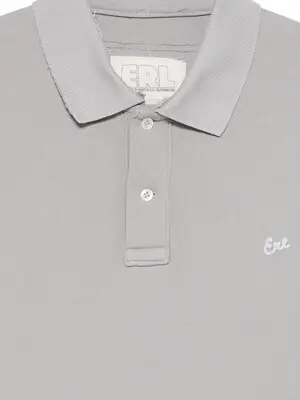 ERL Logo Polo Shirt - Grey