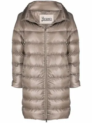 Herno Matilde Midi Down Jacket - Grey