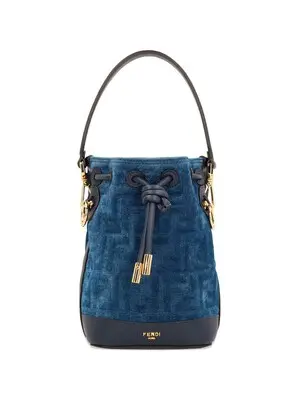 Fendi Mon Tresor Mini Bucket Bag - Blue