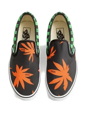 VALENTINO GARAVANI X VANS Canvas Slip-on Sneakers - Black