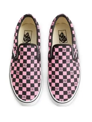 VALENTINO GARAVANI X VANS Canvas Slip-on Sneakers