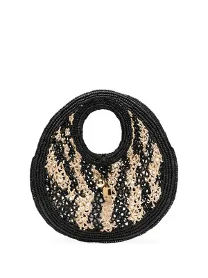 Jacquemus Le Petit Rond Spiaggia Handbag - Black
